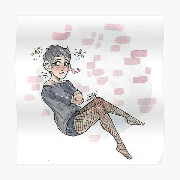 "mitch grassi - fishnets" Poster by practicallyptx | Redbubble