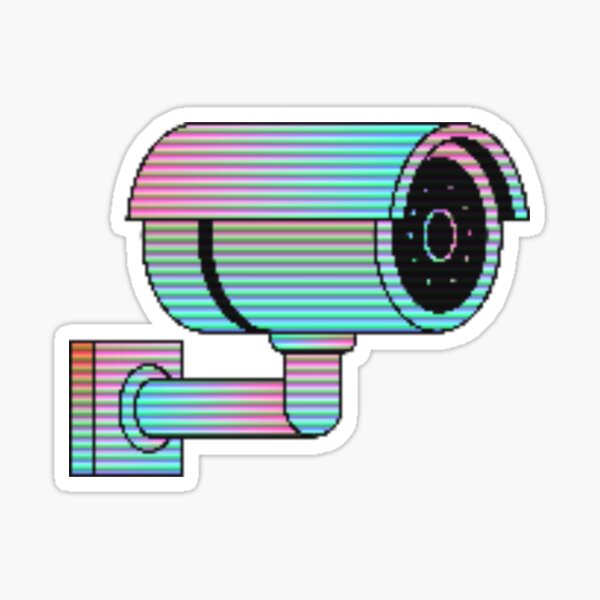 "Independent Design Twisted Security Camera" Sticker for Sale by ...