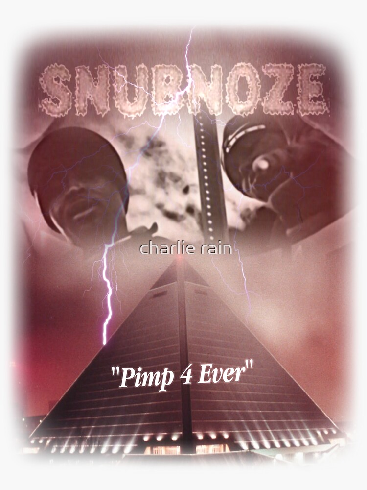 "Snubnoze Muzik Pimp 4 Ever Memphis Hip Hop / Rap 90s Bootleg T Shirt ...