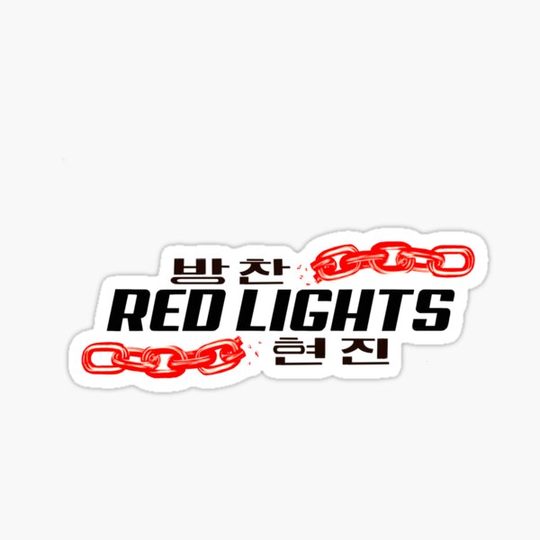 "SKZ Red Lights" Sticker for Sale by StrayTiger | Redbubble