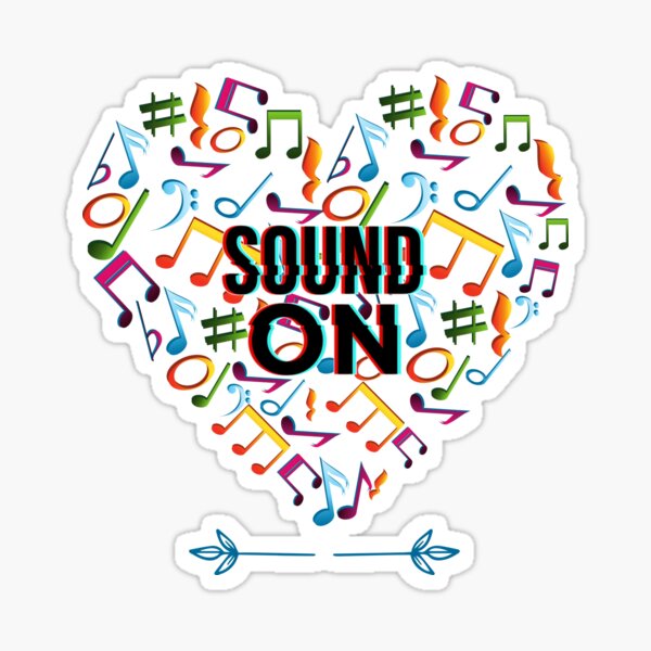"Sound on " Sticker for Sale by TAOR | Redbubble