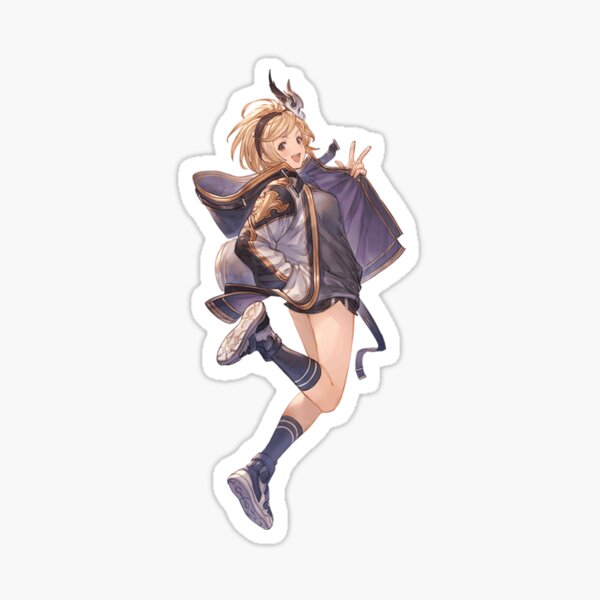 "Fantaisie Granblue " Sticker for Sale by malta-bella | Redbubble