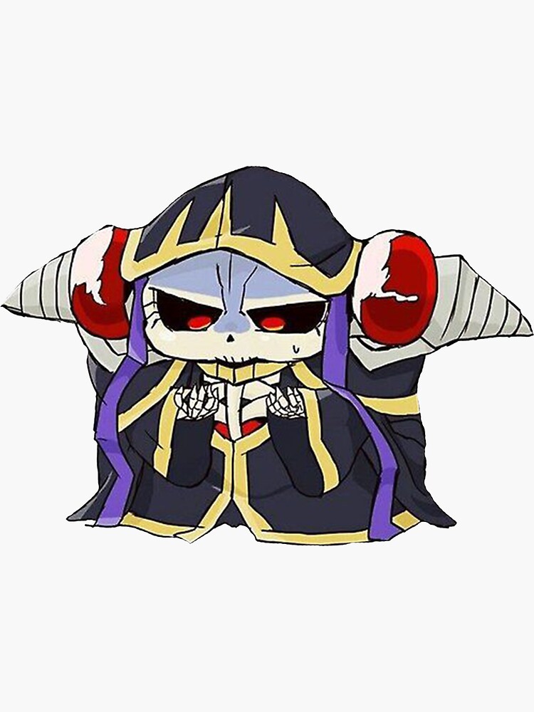 "Overlord chibi" Sticker for Sale by pinw | Redbubble