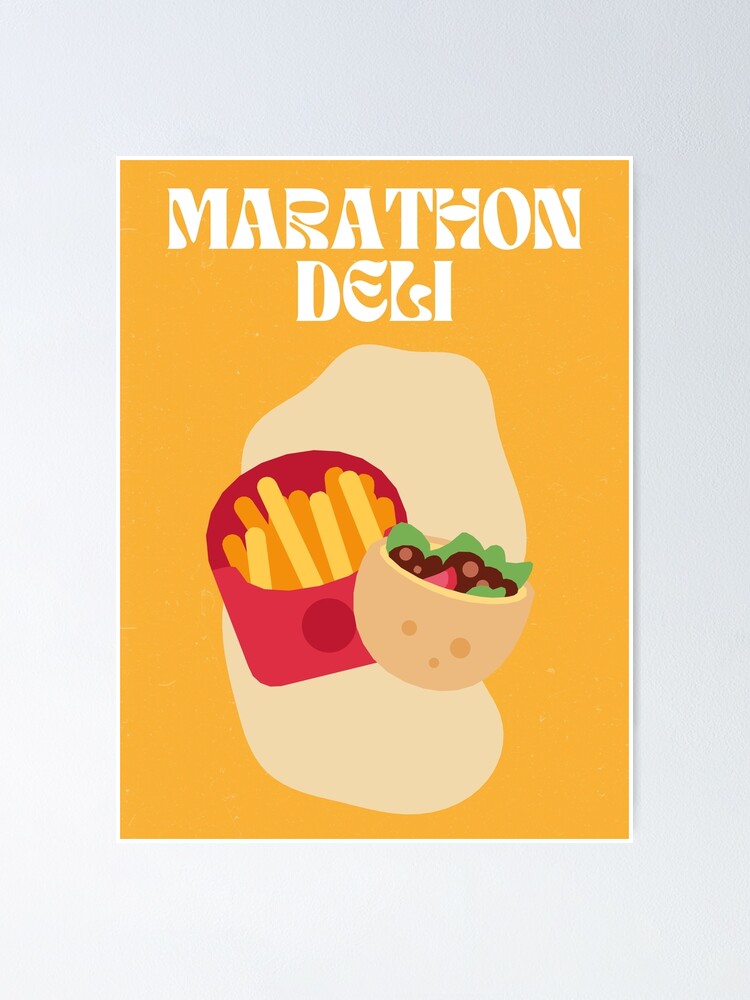 "Marathon Deli, College Park" Poster for Sale by jenisava | Redbubble