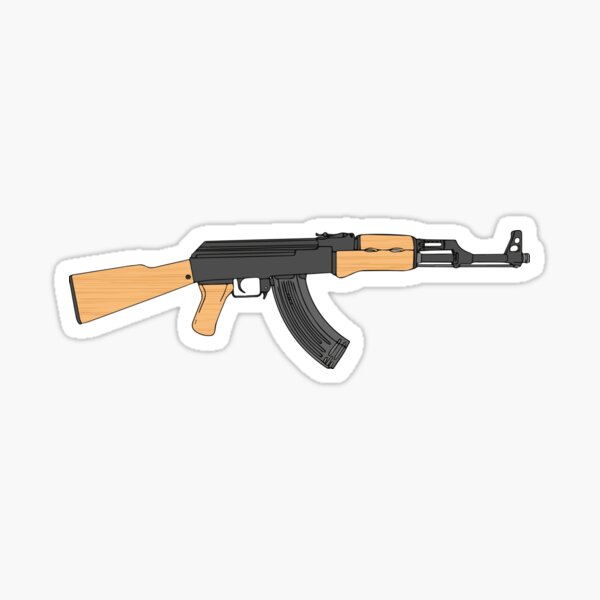 "kalashnikov : AK-47 : Akm" Sticker for Sale by ebo-tshirt | Redbubble