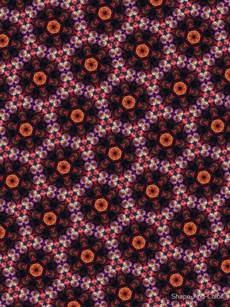 "Forged By The Sea Ocean Tessellation Art 93" Poster for Sale by Shape ...