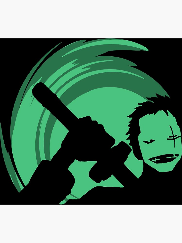 "Roronoa Zoro The Green Mask/Perfect Design For Men and Women" Art ...