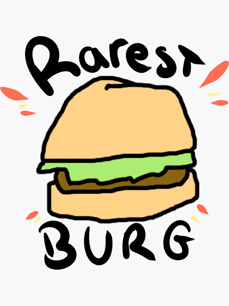 "burg" Sticker by NursePuppo | Redbubble