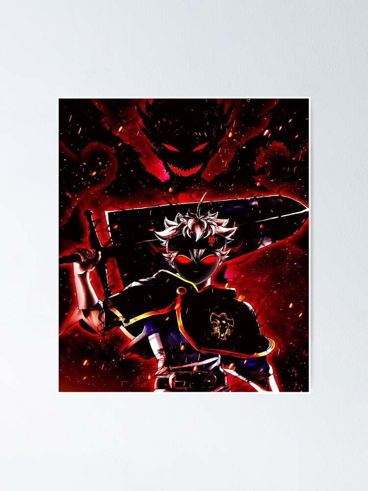 "Asta - Black Clover " Poster for Sale by Otaku-Fanart | Redbubble