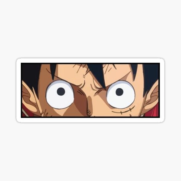 "Luffy" Sticker for Sale by animervd1 | Redbubble
