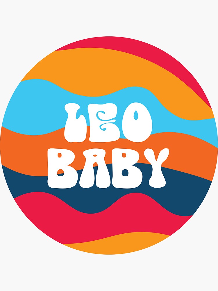 "Leo Baby" Sticker for Sale by miyalucas | Redbubble