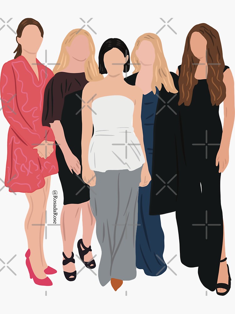 "PLL Girls #4" Sticker for Sale by Rosadarose | Redbubble