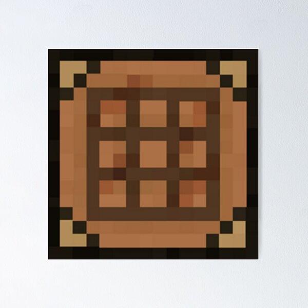 "Crafting table - Minecraft" Poster by MinecraftShop | Redbubble