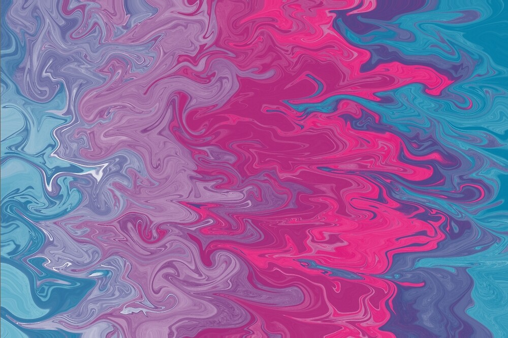 Pink N Blue By Samhwd Redbubble