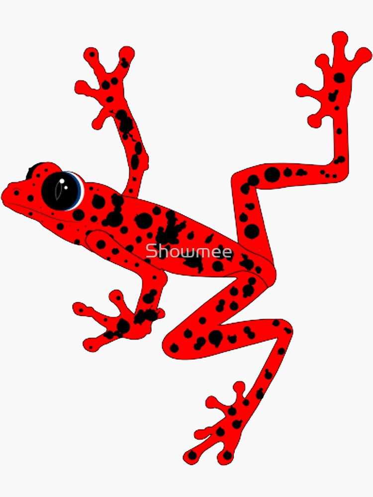 "Froggy" Sticker for Sale by Showmee | Redbubble