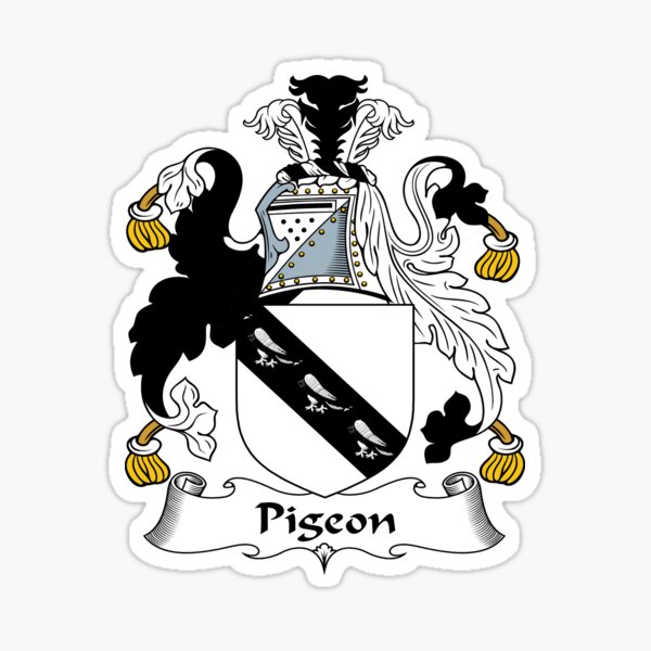 "Pigeon" Sticker for Sale by HaroldHeraldry | Redbubble