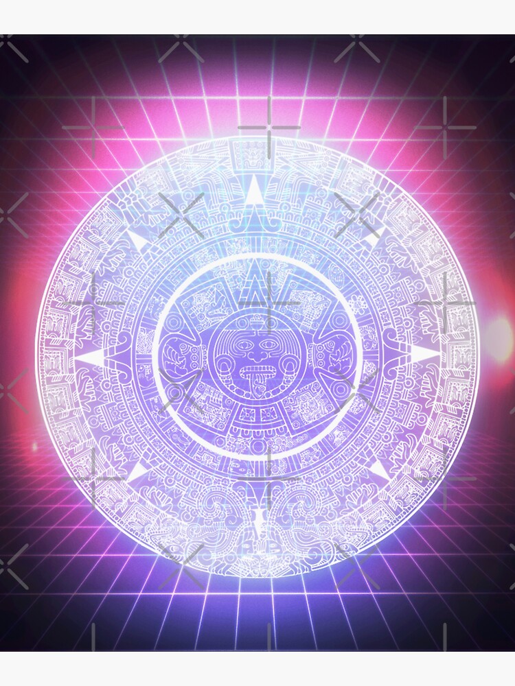 "Aztec Aesthetic" Sticker by DigitalCleo | Redbubble