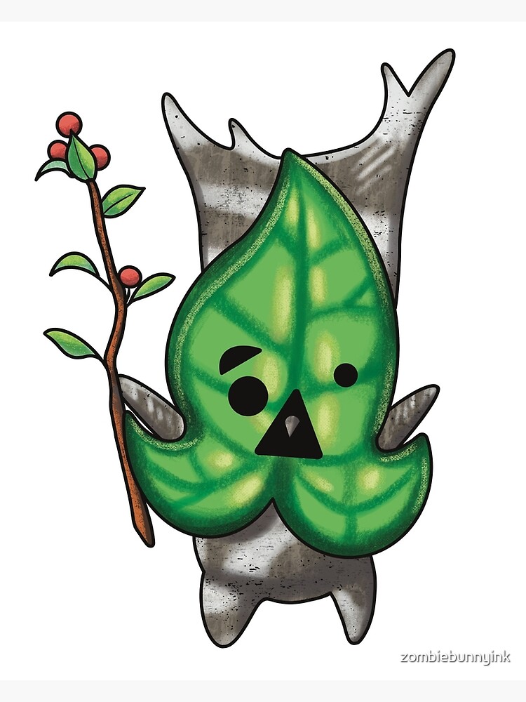 "Korok Zelda Breath Of The Wild" Art Print for Sale by zombiebunnyink ...