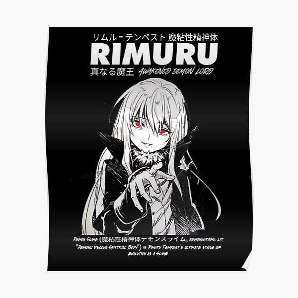 "Rimuru Tempest" Poster for Sale by Yur46 | Redbubble