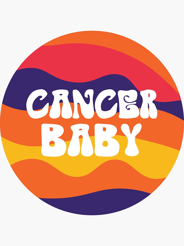 "Cancer Baby" Sticker for Sale by miyalucas | Redbubble
