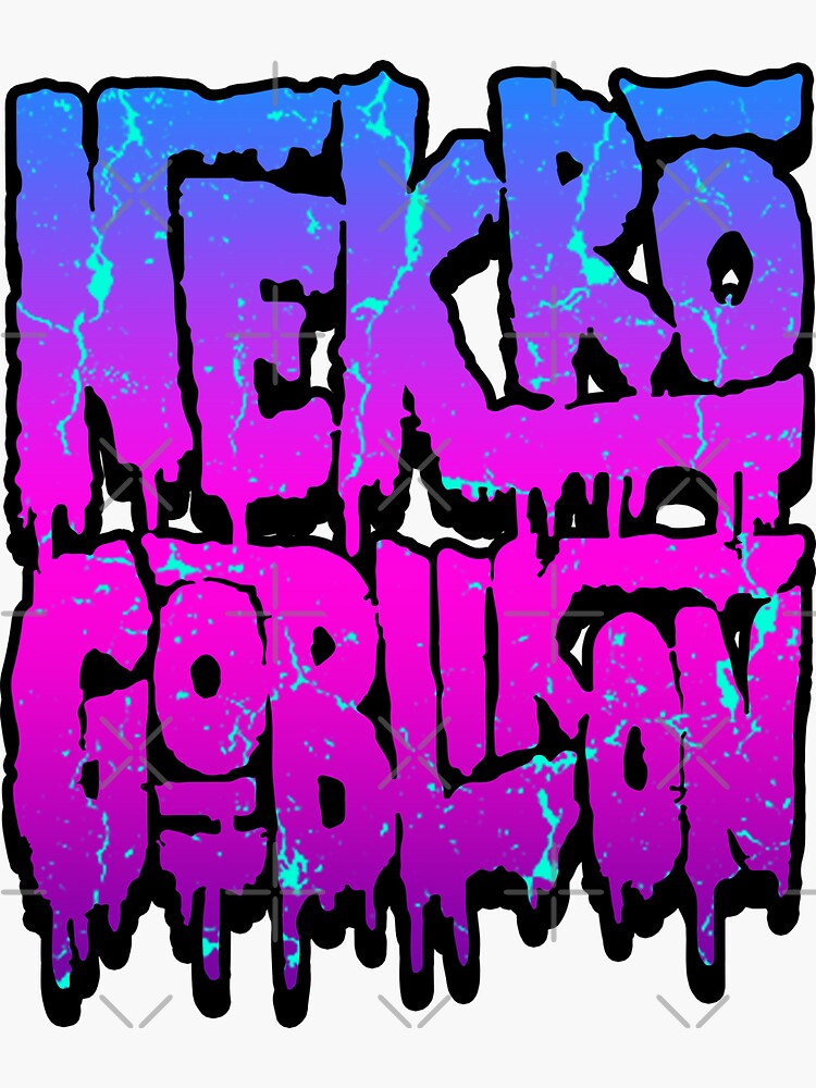 "Nekrogoblikon Merch" Sticker for Sale by xxXVintageXxx | Redbubble