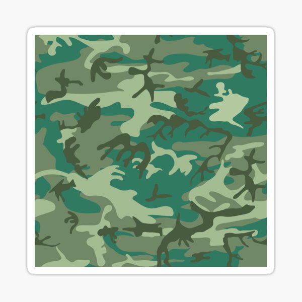 "Camouflage" Sticker for Sale by chaoskandy | Redbubble