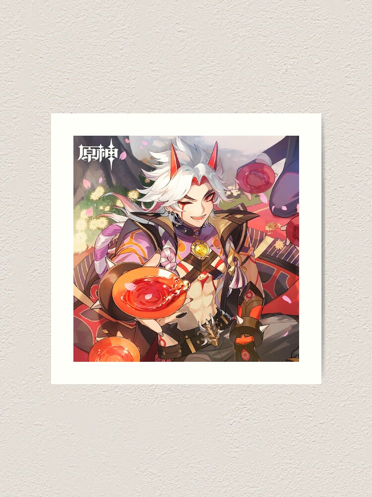 "Genshin Impact - Itto Official Birthday Artwork 2022" Art Print for ...