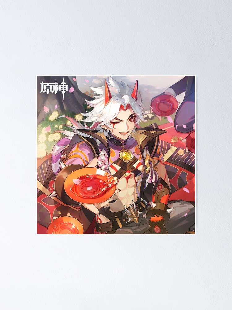 "Genshin Impact - Itto Official Birthday Artwork 2022" Poster for Sale ...