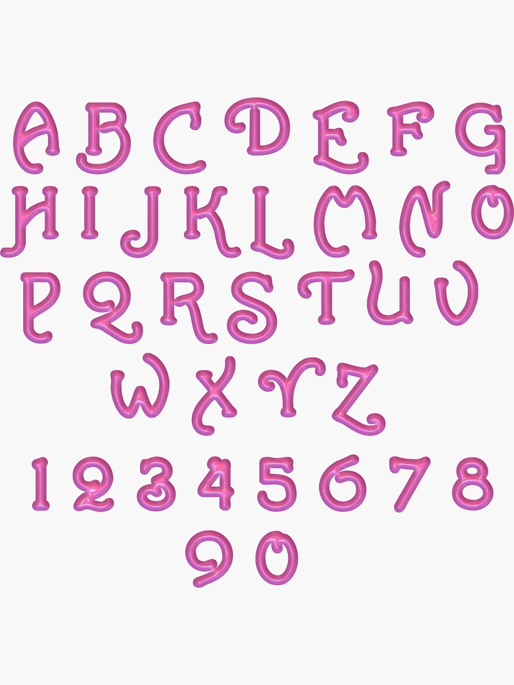 "alphabet letters monogram college gamma rainbow name nambers " Sticker ...