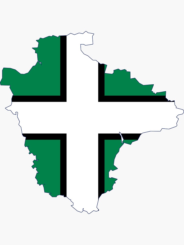 "Devon Flag" Sticker for Sale by stanage | Redbubble