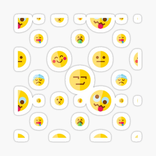 "Cute Emoticons" Sticker for Sale by wanntracyw | Redbubble