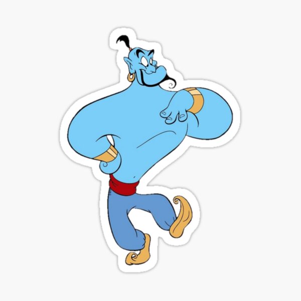 "genie" Sticker for Sale by Divya21 | Redbubble