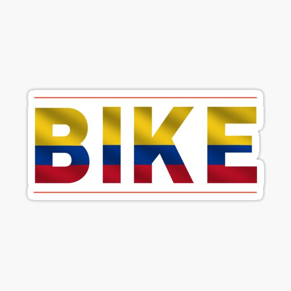 "BIKE with the Colombian flag:Gift idea for cyclists from the ...