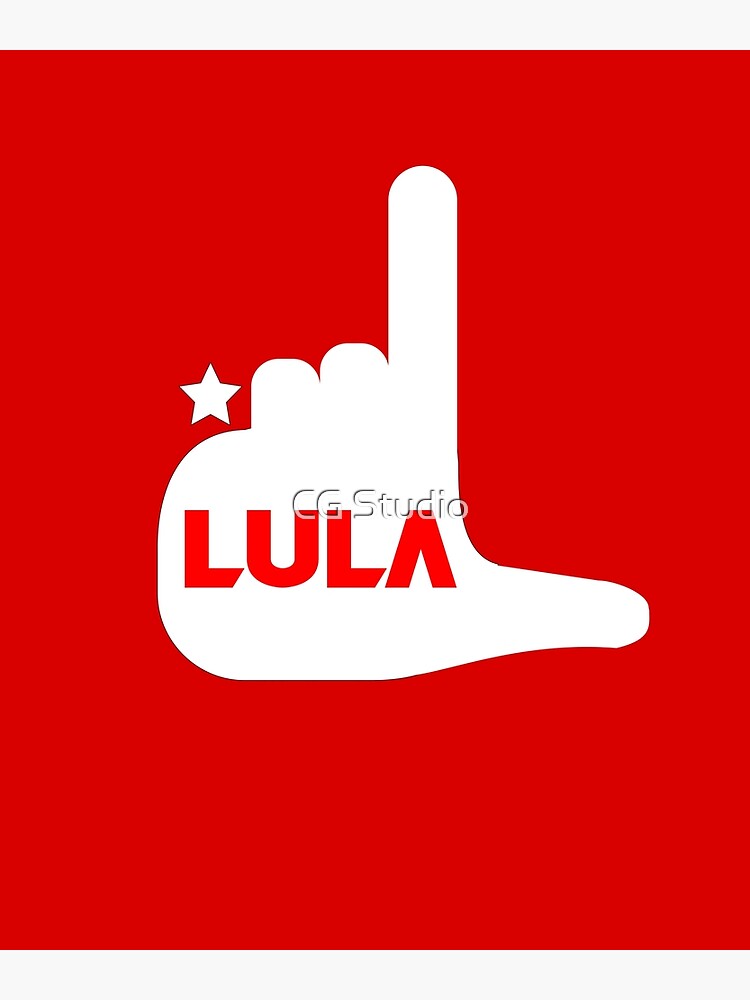 "Lula Hand L 2022 13 PT eleições presidenciais Brasil 2022" Poster for ...