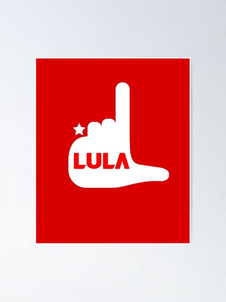 "Lula Hand L 2022 13 PT eleições presidenciais Brasil 2022" Poster for ...