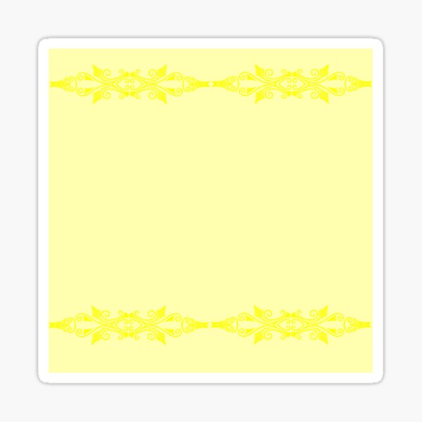 "Yellow abstract line art" Sticker for Sale by tetibright | Redbubble