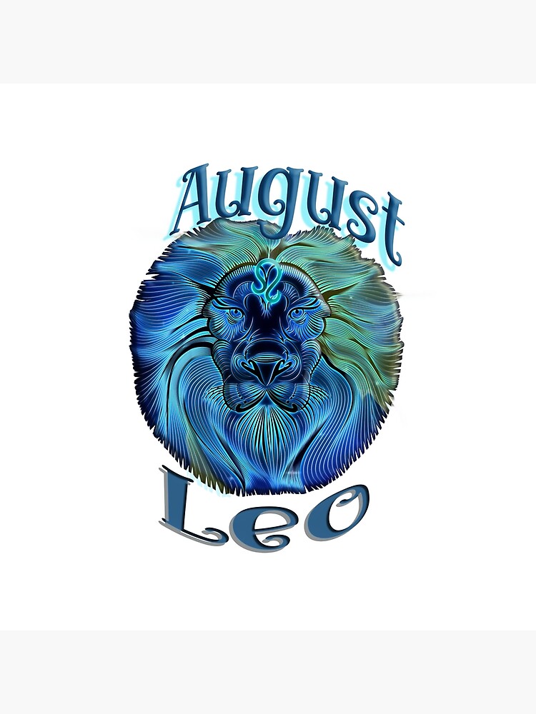 "August Happy Birthday LEO 2022" Poster for Sale by 3ainYakin | Redbubble