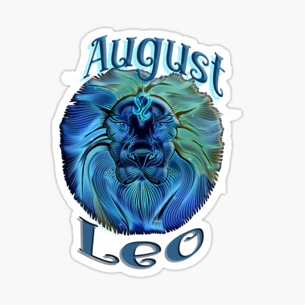 "August Happy Birthday LEO 2022" Sticker for Sale by 3ainYakin | Redbubble