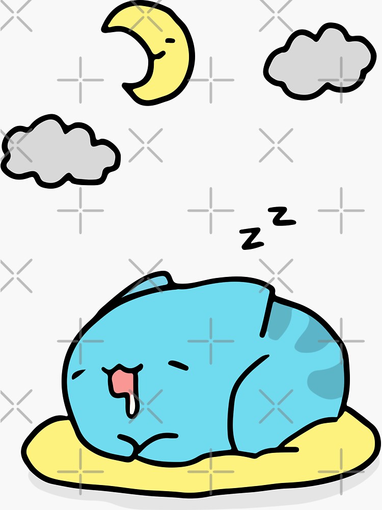 "Bugcat Capoo , Sleeping" Sticker for Sale by Mochi-Animals | Redbubble