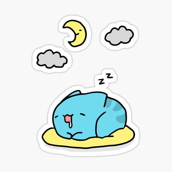 "Bugcat Capoo , Sleeping" Sticker for Sale by Mochi-Animals | Redbubble