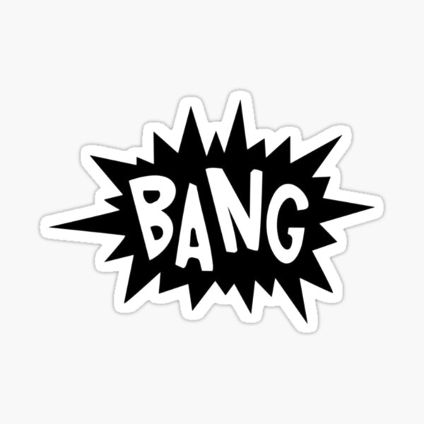 "Cartoon Bang by Chillee Wilson" Sticker for Sale by Marianaggdyang ...