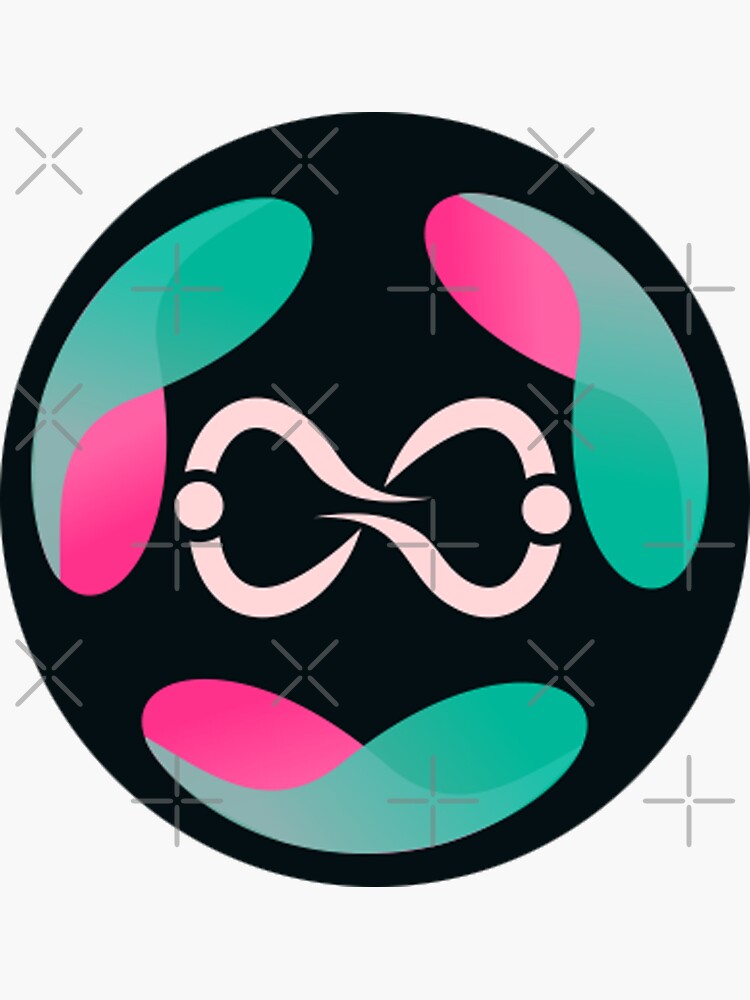 "Infinity Sphere" Sticker for Sale by cloirecrom | Redbubble
