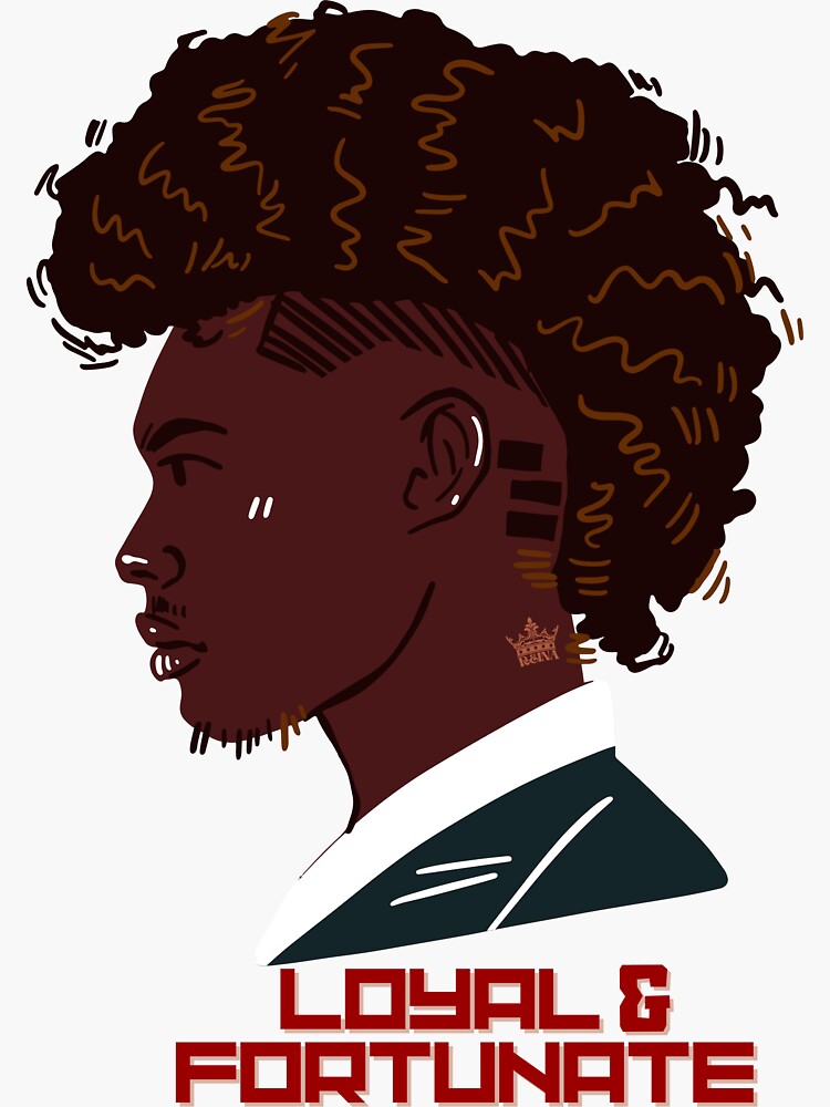 "elegant black man - loyal & fortunate - with suit and iroquois afro ...