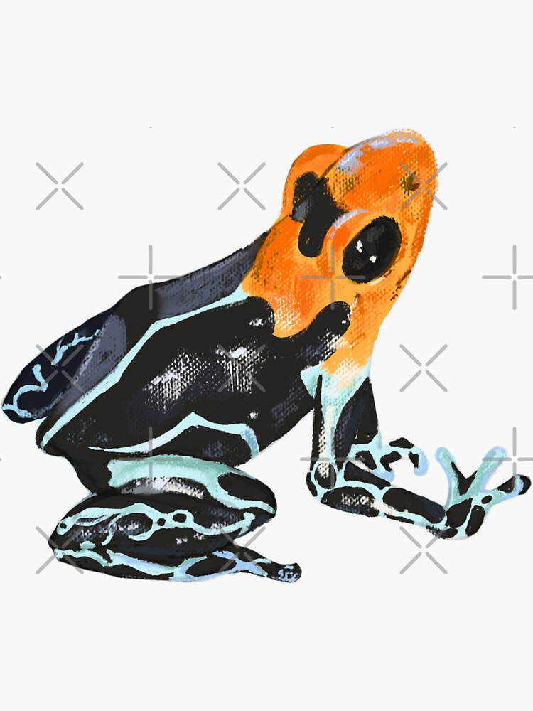 "Angry frog" Sticker for Sale by Kaloukuro | Redbubble
