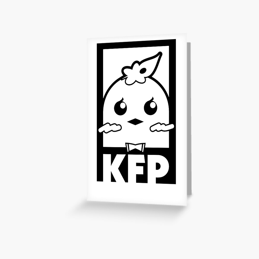 "KFP Logo | Kiara Fried Phoenix Logo (WHITE)" Greeting Card for Sale by ...