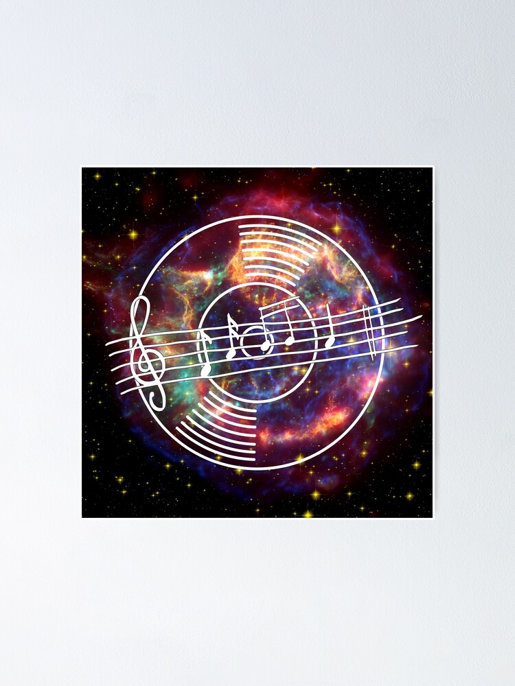 "Space Record" Poster for Sale by Vallagard | Redbubble