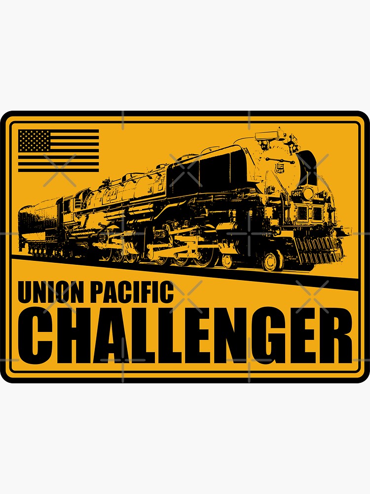 "Union Pacific Challenger" Sticker for Sale by TheRailStation | Redbubble