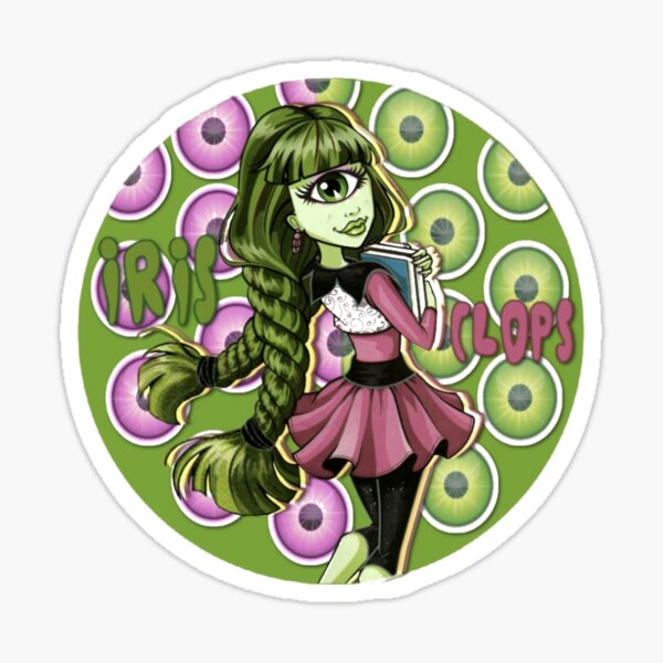 "Iris Clops " Sticker for Sale by rosesbwayshop | Redbubble