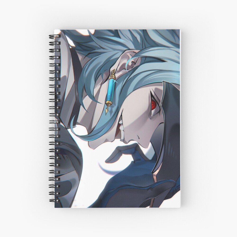 "Il Dottore Genshin Impact Fanart Fatui Art" Spiral Notebook for Sale ...