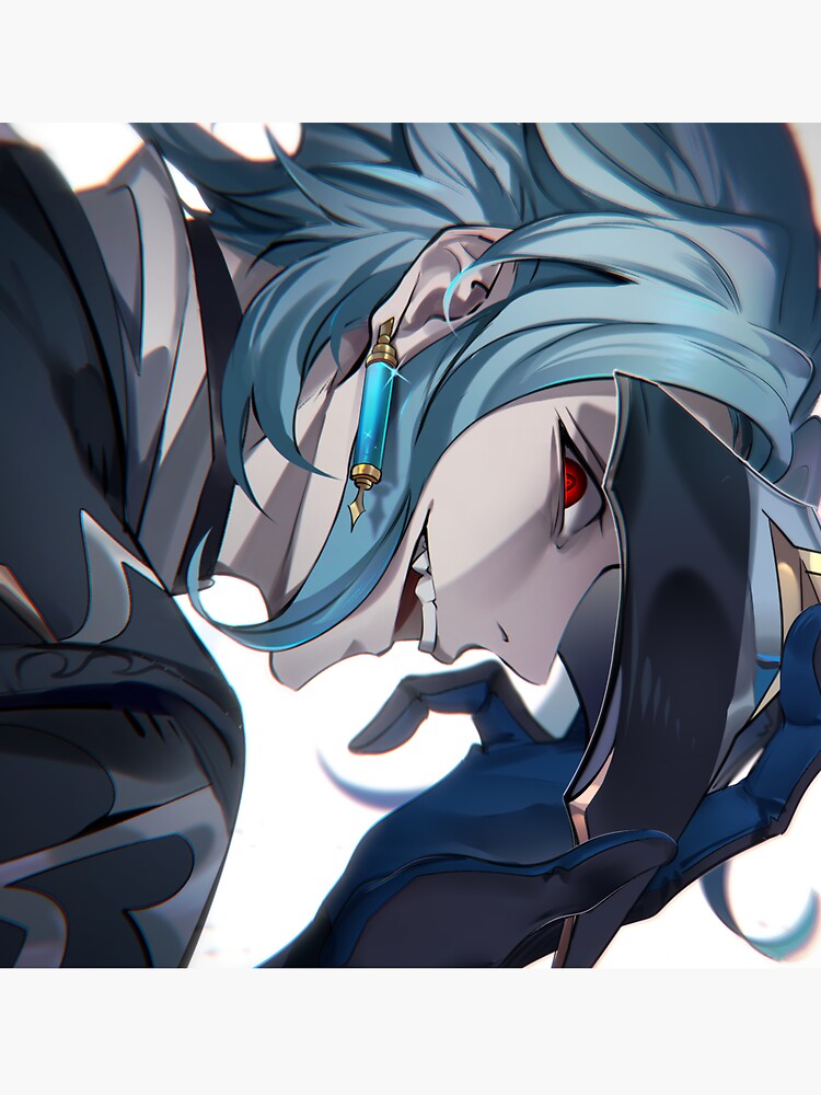 Pegatina «Il Dottore Genshin Impact Fanart Arte fatui» de Aghla | Redbubble